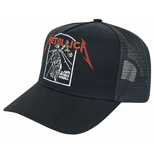 Metallica Justice Unisex Cap Black, 100% polyacrylic, - Funky Caps ...