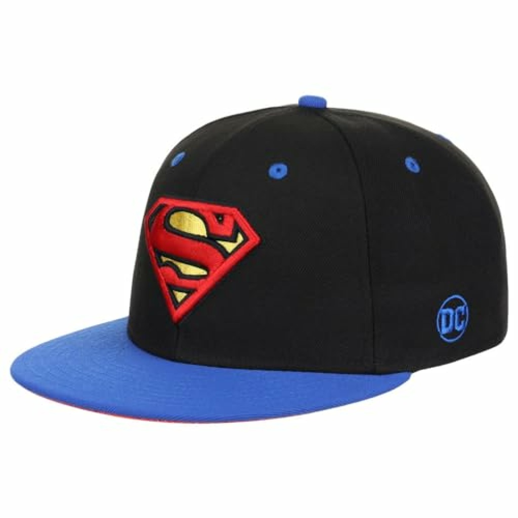 DC Comics Iconic Characters Logo w/Comic UV Fitted Cap - Funky Caps ...